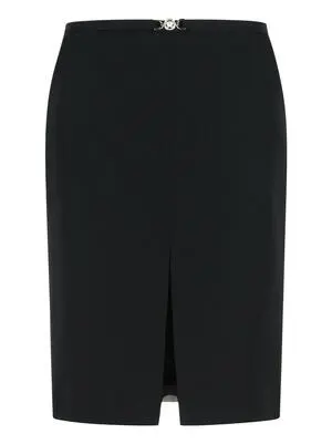 Versace Virgin Wool Skirt - Black