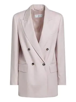 Max Mara Double-breasted Wool-blend Jacket - Pink