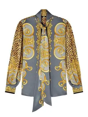 Versace Silk Shirt - Grey