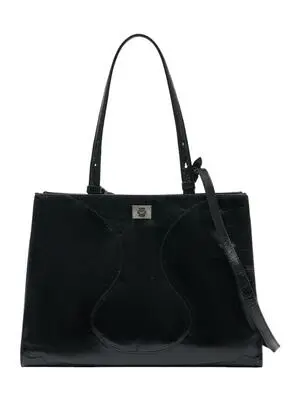 Zadig&Voltaire Leather Shopper Tote - Black