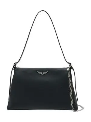 Zadig&Voltaire Jim Leather Shoulder Bag - Black