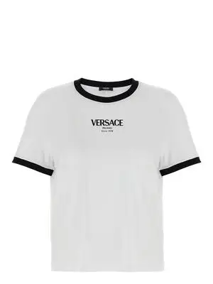 Versace Logo T-shirt - White/black