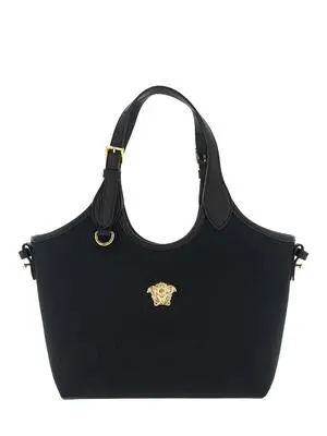 Versace La Medusa Mini Shopper - Black