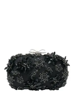 SELF-PORTRAIT Silk Clutch - Black