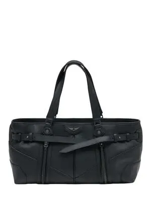 Zadig&Voltaire Leather Travel Bag - Black