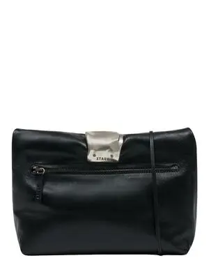 Staud Leather Cuff Clutch - Black