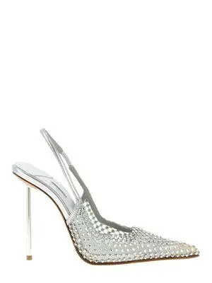 LE SILLA Gilda Slingbacks - Silver