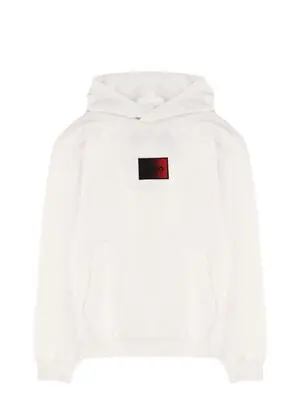 Hugo Sweatshirt With Logo Patch - White