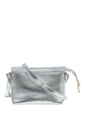 A.p.c. Ninon Mini Crossbody - Silver