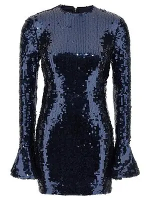 Remain Birger Christensen Sequin Mini Dress - Blue