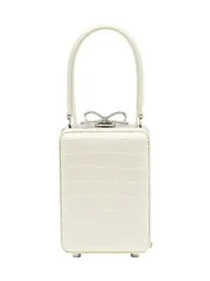 SELF-PORTRAIT Leather Micro Bag - White