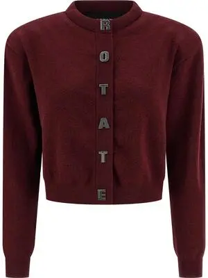 Remain Birger Christensen Firm Knit Cardigan - Bordeaux
