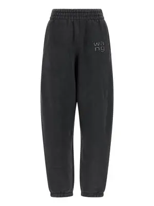 Alexander Wang Hotfix Logo Joggers - Black