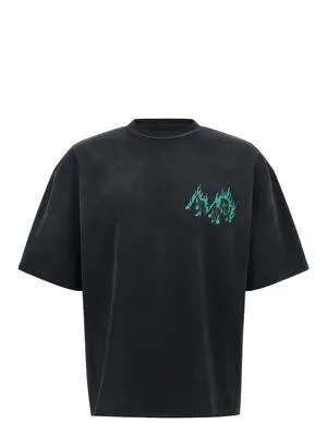 Amiri Flames' T Shrt - Black