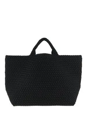 NAGHEDI St. Barths Large Shopping Bag Black