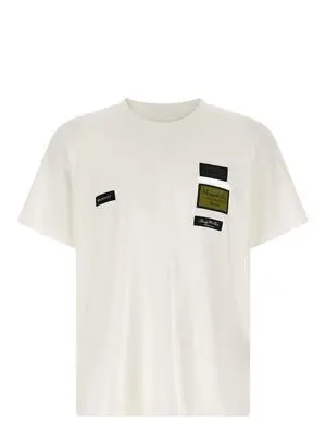 MAISON MARGIELA Etichette' Patch T Shirt - White