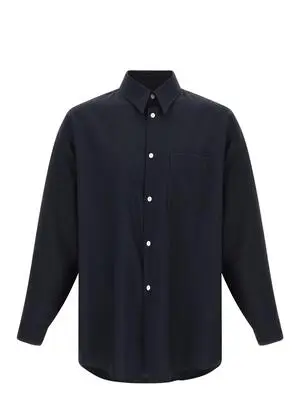 Marni Tropical Wool' Shirt - Blue