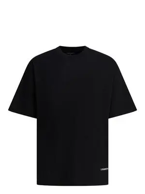 Carhartt Work In Progress S/s Link Script' T Shirt - Black