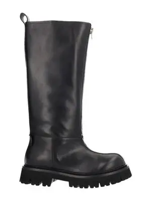 Moschino Boots With Zip - Black