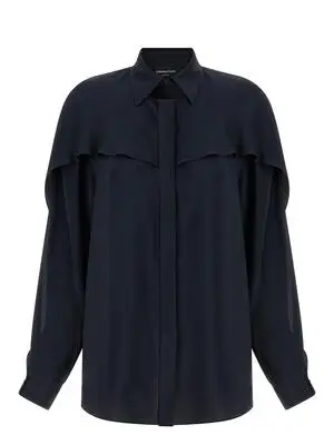 Fabiana Filippi Collar Detail Shirt - Blue