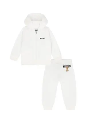 Moschino Jumpsuit With Logo - White