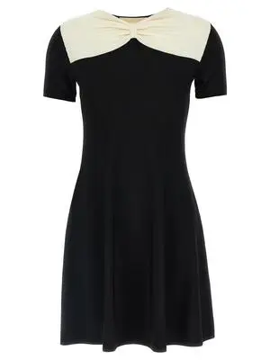 Valentino Garavani Bow Mini Dress - Black