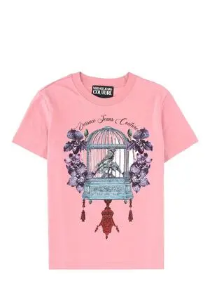 Versace Printed T-shirt - Pink