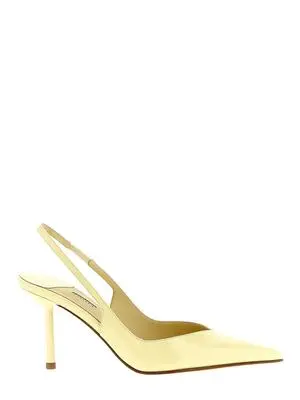 LE SILLA Patent Leather Slingbacks - Yellow