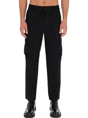 Versace Technical Cargo Pants - Black
