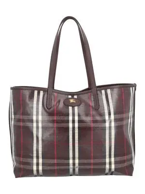 Burberry Highlands' Medium Tote Bag - Bordeaux