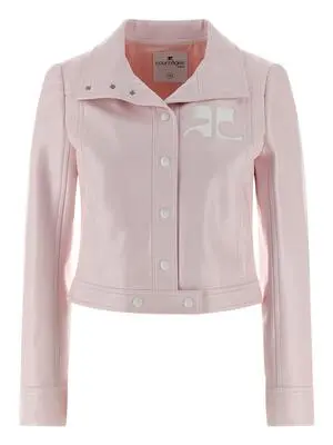 COURREGES Vinyl Jacket - Pink
