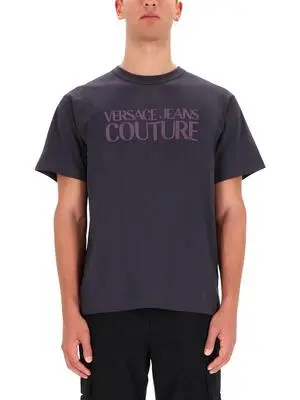 Versace Regular Fit T Shirt - Grey