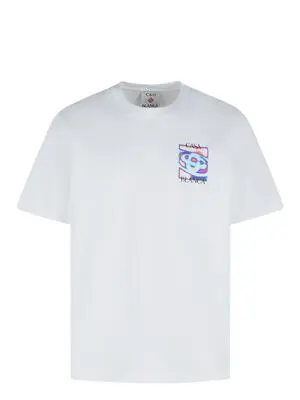 Casablanca Heat Map' Cotton T Shirt - White