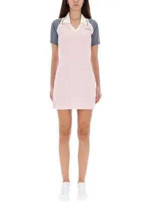 Casablanca Tennis Dress - Pink