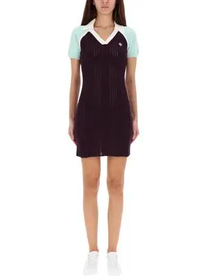 Casablanca Tennis Dress - Purple