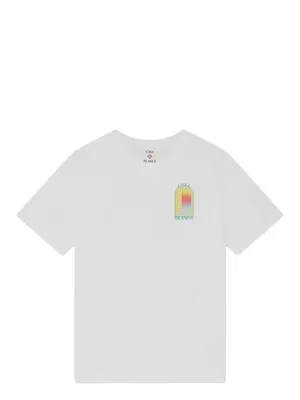 Casablanca Cotton T Shirt With Logo - White