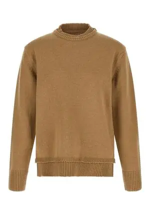 MAISON MARGIELA Patch Wool Sweater - Beige