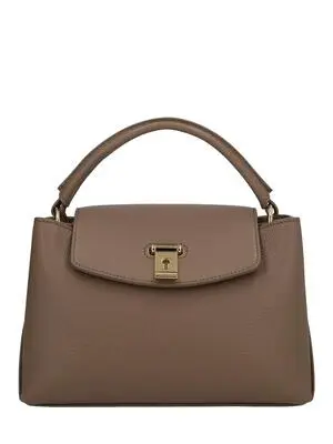 Bally Small 'lock Me' Bag - Beige