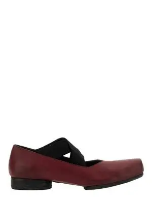 UMA WANG Leather Ballerinas - Red