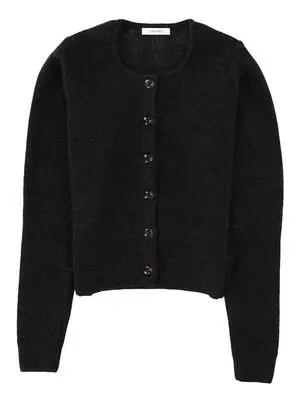 LEMAIRE Wool Blend Cardigan - Brown