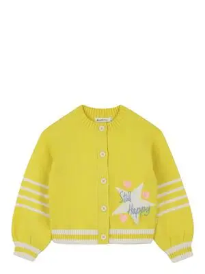 BILLIEBLUSH Tricot Cardigan - Yellow