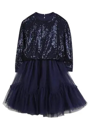 BILLIEBLUSH Sequined Dress - Blue