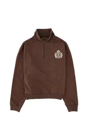 SPORTY&RICH Sweatshirt With Logo - Brown
