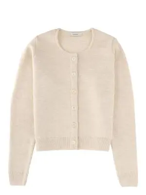 LEMAIRE Wool Blend Buttoned Cardigan - White