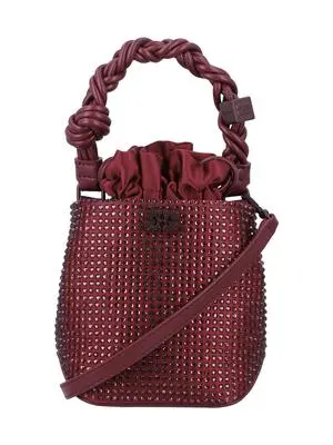 GANNI Mini Bou Bucket Bag - Purple