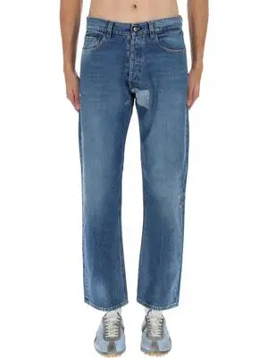 MAISON MARGIELA Straight Leg Jeans - Blue