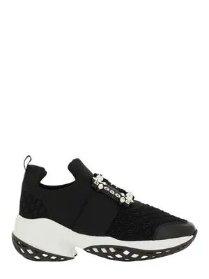 ROGER VIVIER Viv' Run Sneakers - Black