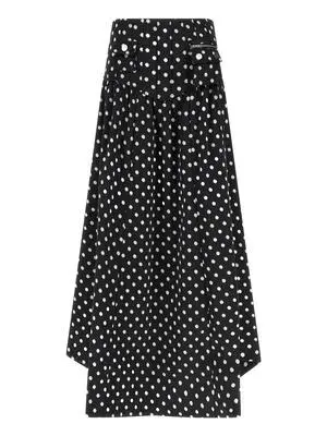 GANNI Polka Dots Skirt - Black