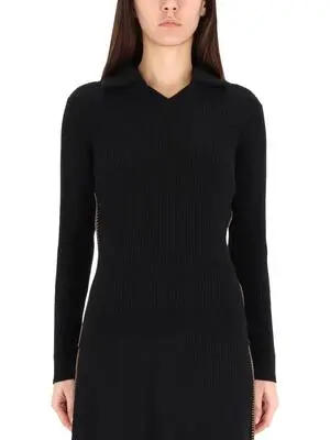 Paul Smith Ribbed Wool Blend Sweater - Black