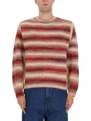 Paul Smith Striped Sweater - Orange